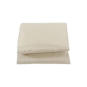 Waterproof Patio Swing Canopy Cover Set - Patio Swing Cushion Cover 3 Person Swing Seat Cover Replacement Anti Dust Protector 74.80 x 51.97 x 5.91 inch(Beige)