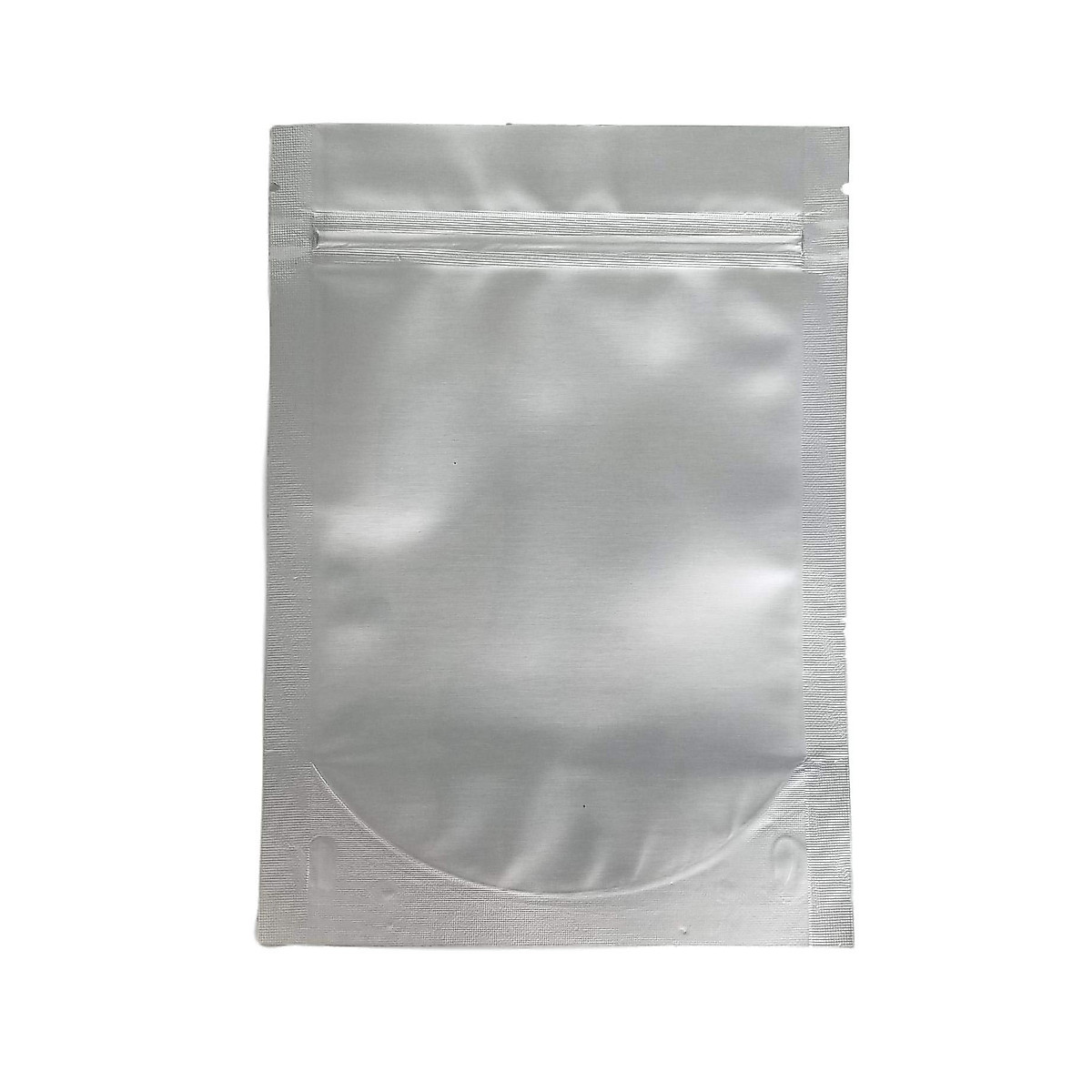 Resealable Stand Up Mylar Bags/Pouches - 7.5 Mil 5"x7"x3" - Genuine Aluminum Foil-Lined Gusset Bag for Long Term Food, Freeze Drying, Survival Storage Container (50 and 100) (50)