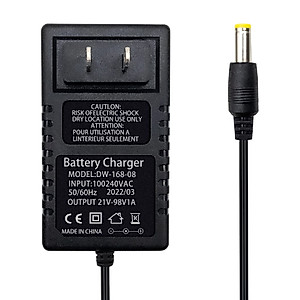 Mini Chainsaw Battery Charger, Lithium Battery Charger, American Standard, Cordless Small Electric Portable Handheld Chainsaw Accessories (Universal Version)