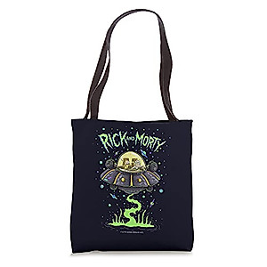Rick and Morty Drunk Rick Ship Tote Bag