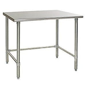 Universal SG2448-RCB - 48" X 24" Stainless Steel Work Table W/ Galvanized Cross Bar