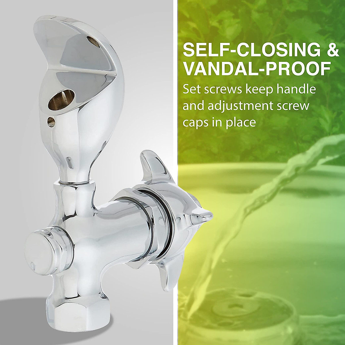 Homewerks Worldwide 3310-150-CH-B-Z Water Drinking Fountain Faucet 1/2" FPT WTR Bubbler, No Size, Chrome