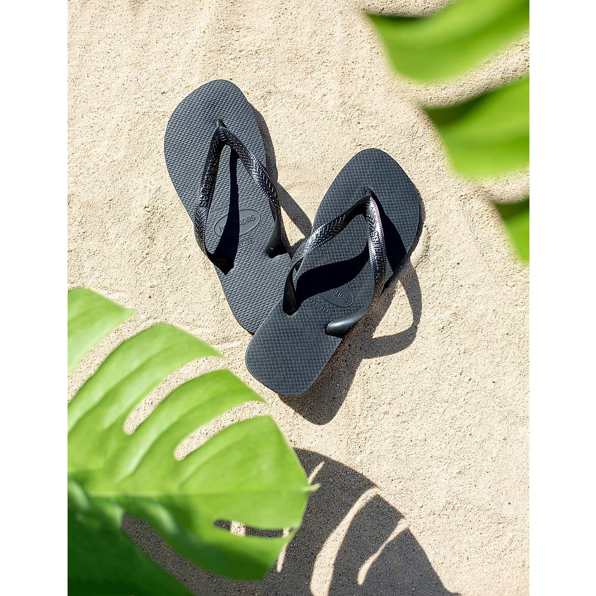 Havaianas Men's Top Flip Flop Sandal, Black, 11-12 M US