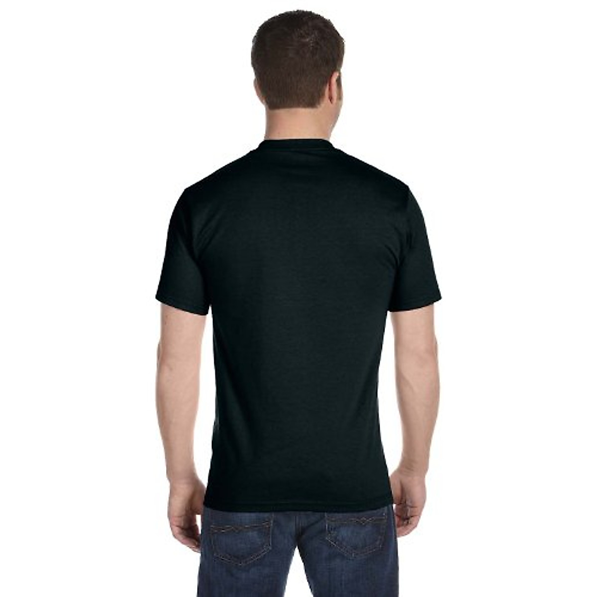 Hanes 6.1 oz. Beefy-T Tall, LT, BLACK
