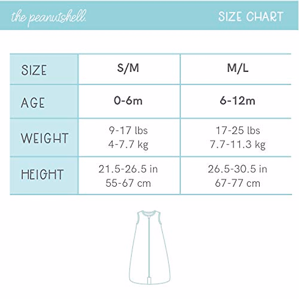 The Peanutshell Wearable Blanket Sleep Sack for Baby Boys or Girls, Llama & Tribal Stripe, Sizes up to 12 Months (Medium/Large)