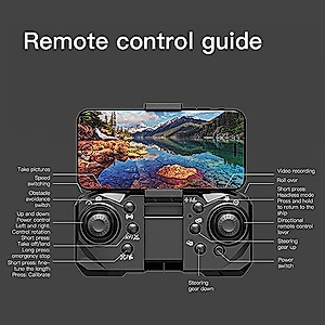 GoolRC Remote Control Drone with Camera 720P Dual Camera Obstacle Avoidance WiFi FPV Storage Bag Package Trajectory Flight Gesture Photography Follow Flight