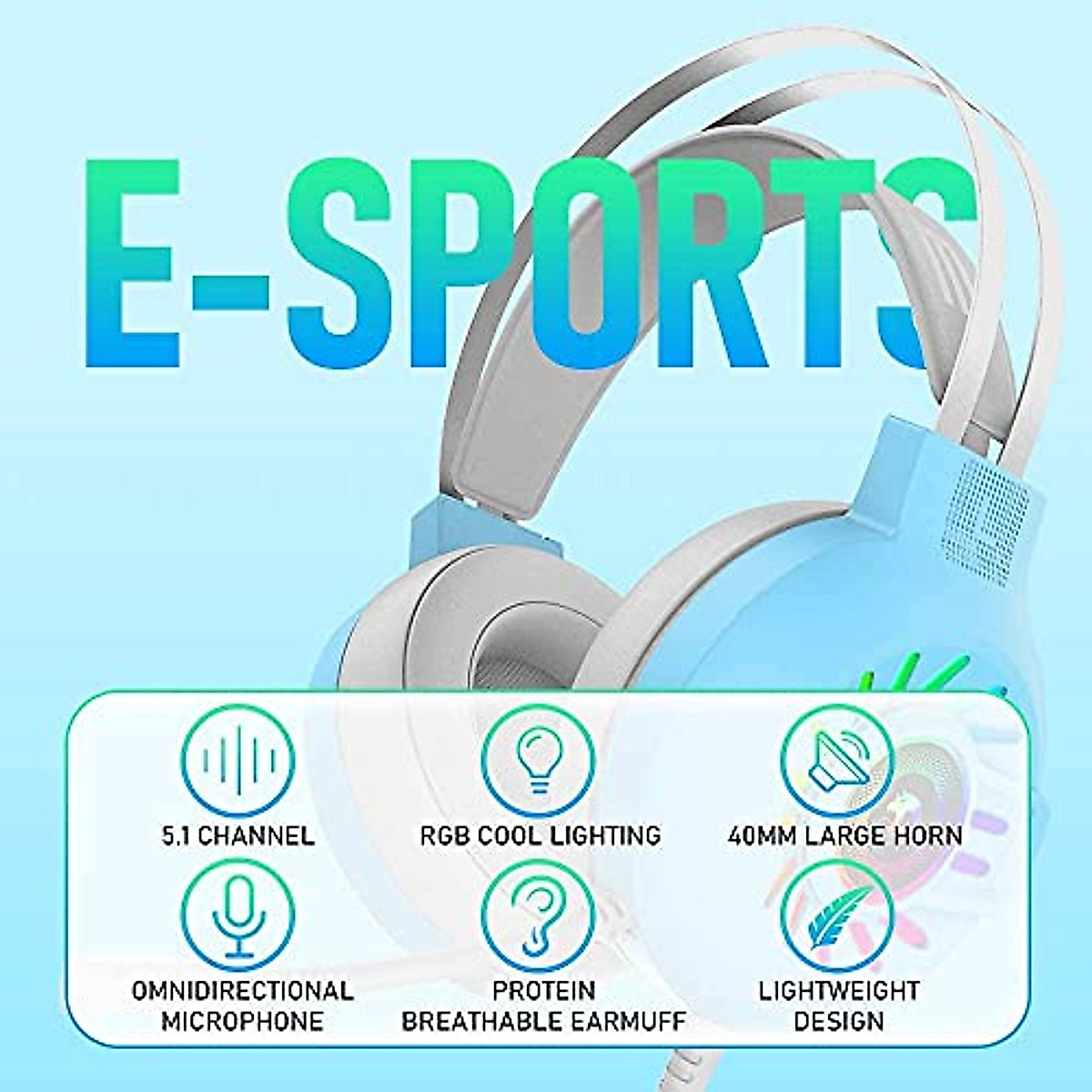 60% Mechanical Gaming Keyboard and Mouse and Mouse pad and Gaming Headset,4 in 1 Wired 68 Keys LED RGB Backlight Bundle for PC Gamers,Xbox,PS4 Users (White/Red Switch)