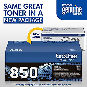 Brother MFCL5900DW Business Laser All-in-One with Advanced Duplex and Wireless Networking, Amazon Dash Replenishment Enabled and Brother Printer TN850 High Yield Toner Bundle