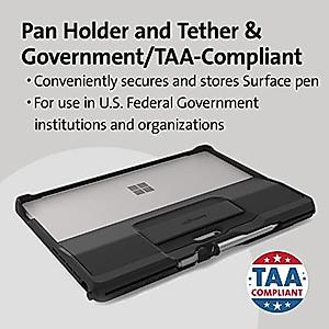Kensington Blackbelt 2ND Degree Rugged Case for Surface Pro 7, 7+, 6, 5, & 4 - Black (K97950WW)
