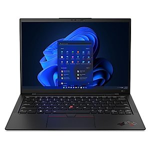 Lenovo Gen 11 ThinkPad X1 Carbon Laptop with Intel Core i5-1335U Processor, 14" WUXGA Non-Touch Display, 16GB LPDDR5 RAM, 512GB Gen4 Performance SSD, Thunderbolt, Backlit Keyboard and Windows 11 Pro