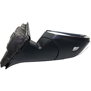 Kool Vue Passenger Side Power Heated Mirror for Chevrolet Impala 2014-2020 With Signal Light & Puddle Lamp; Without Blind Spot Light, Memory & Auto-Dimming Paintable