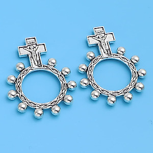 100pcs of Religious Anello Preghiera Finger Decade Rosary Ring