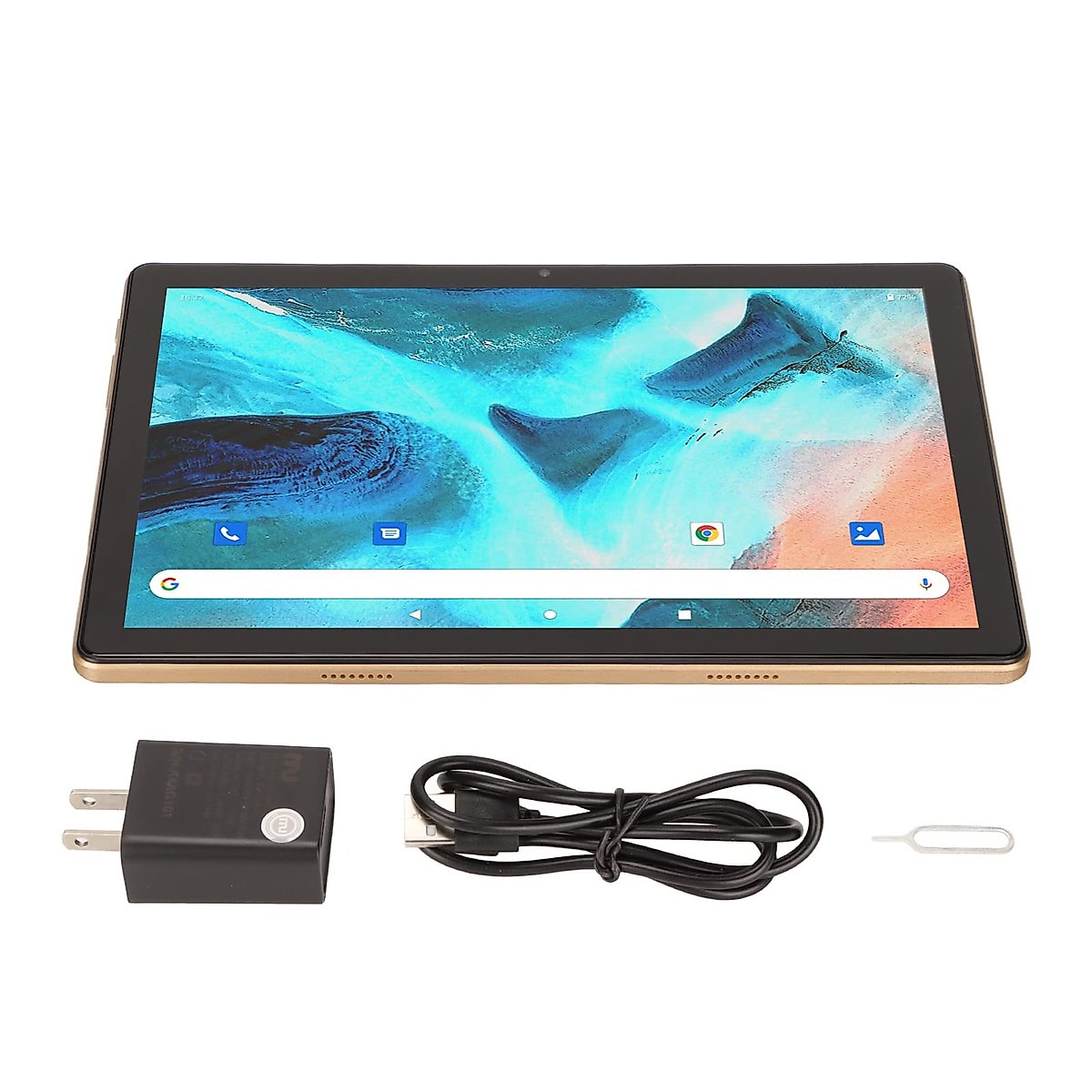 ciciglow 10.1 Inch IPS HD Tablet for Android 11.0, 6GB RAM 128GB ROM Octa Core 4G Calling Tablet, Dual SIM Dual Standby, Support Multiple Languages, 5G WiFi, 7000mAh, WiFi, Bluetooth, GPS(US Plug)