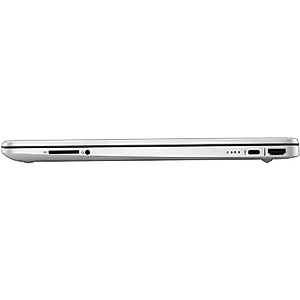 hp Laptop, 15.6" HD Display, AMD Ryzen 3 5300U Processor, 64GB DDR4 RAM, 2TB SSD, SD Card Reader, Webcam, HDMI, Wi-Fi, USB-C, Windows 11 Home, Silver