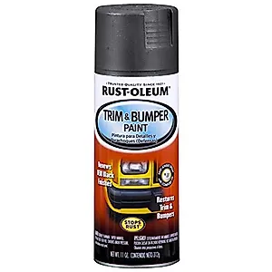 Rust-Oleum Black BlackRust-Oleum Automotive 251574 11-Ounce Trim and Bumper Spray, Matte, 11 Ounce (Pack of 1), Fl Oz