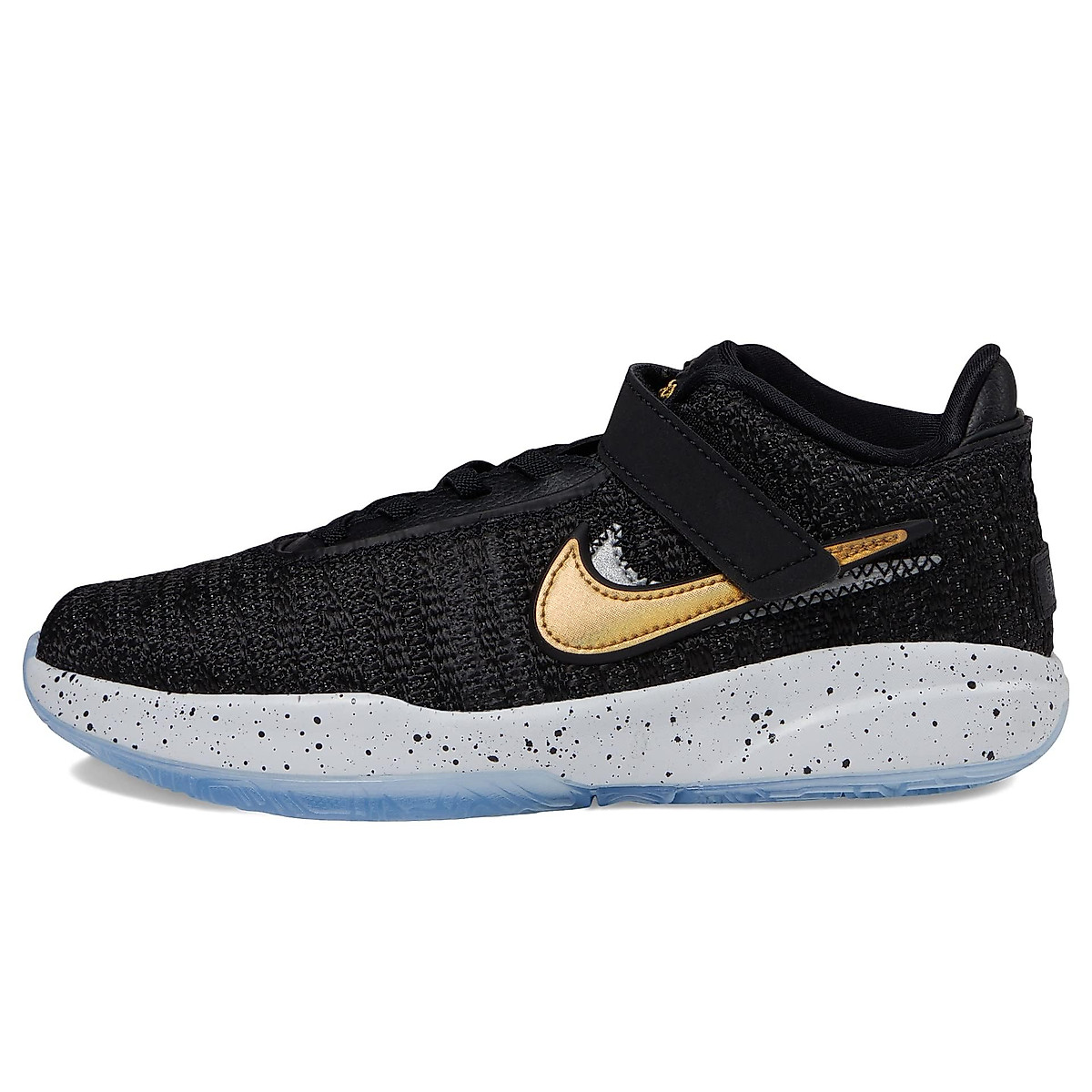 Nike Lebron XX PS (Little Kid) Black/Metallic Gold/White/Pure Platinum 13 Little Kid M