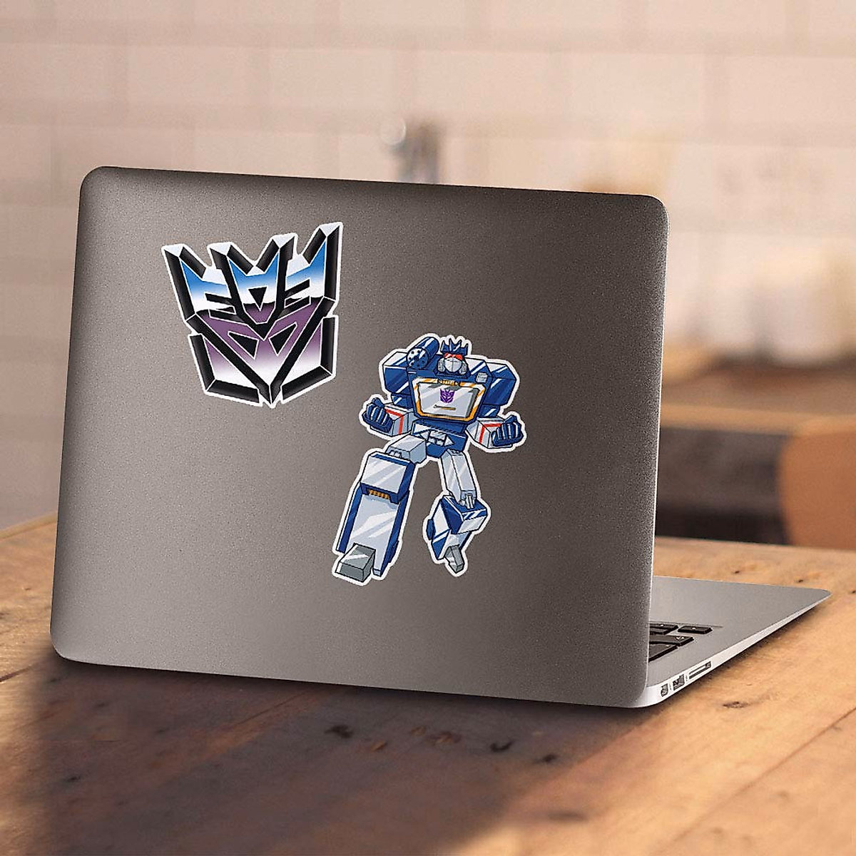 Popfunk Transformers Soundwave Pullover Hoodie & Stickers - Small, A. Royal Blue