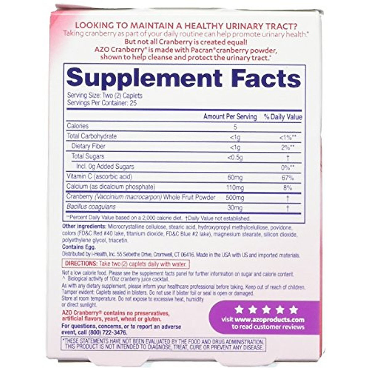 Cran Caplets - 50 - Discontinued/Obsolete