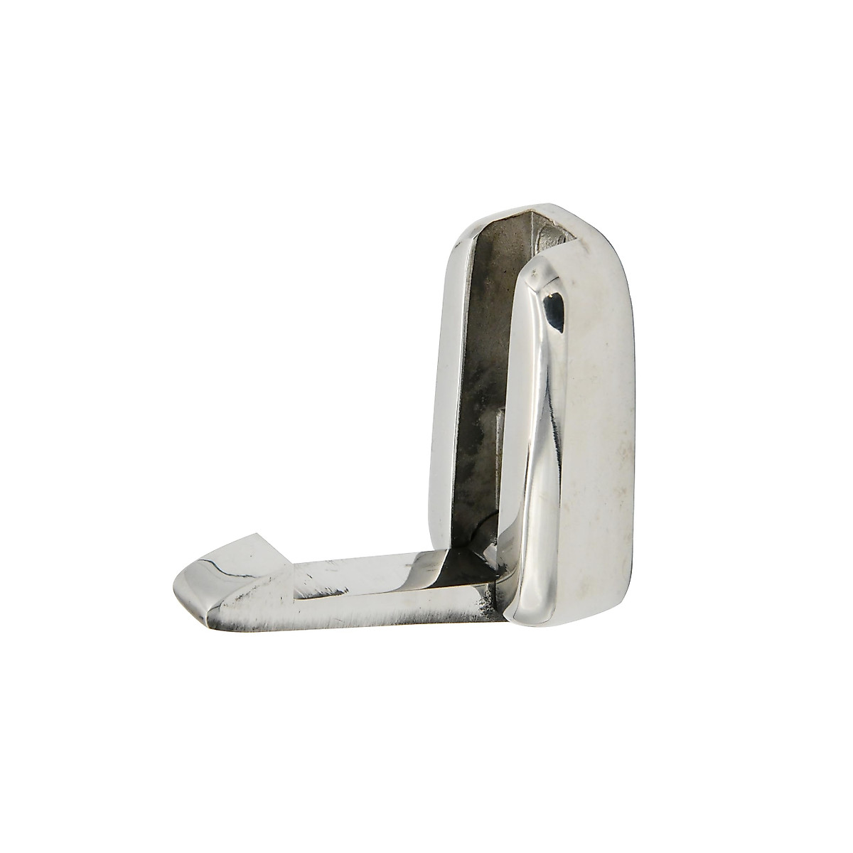 Vinland Marine 304 Stainless Steel Spring Loaded Folding Coat Hook 2" x 1.15" Retractable Wall Hook, Foldable Hooks, Boat Accessories Marine Hardware