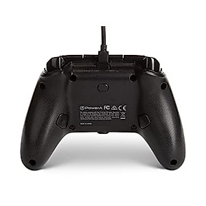 PowerA Enhanced Wired Controller for Xbox Series X|S - Metallic Blue Camo, gamepad, wired video game controller, gaming controller, Officially Licensed for Xbox