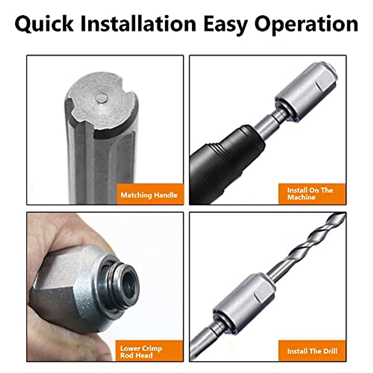 SDS Max to SDS Plus Adapter for Rotary Hammers Connection SDS Max to SDS Plus Drill Converter Shank Quick Tool for Demolition Hammers