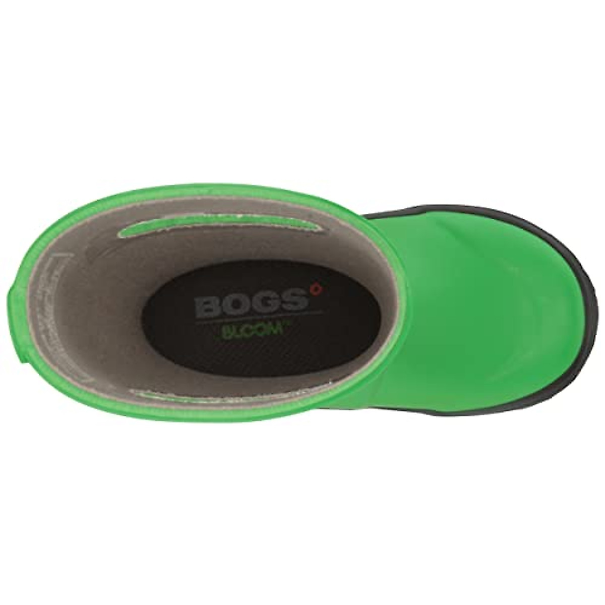 Bogs Kids Rainboot, Tractors Print - Green, Size 7 Little Kid