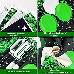 Large Class of 2023 Banner Green Congrats Grad Banner Backdrop Graduation 2023 Yard Sign for Graduation Party Supplies Graduation Decorations 2023 (Green)