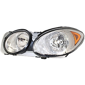 Evan Fischer Driver and Passenger Side Headlight Compatible with 2005-2007 Buick LaCrosse & 2005-2007 Allure - GM2518142, GM2519142