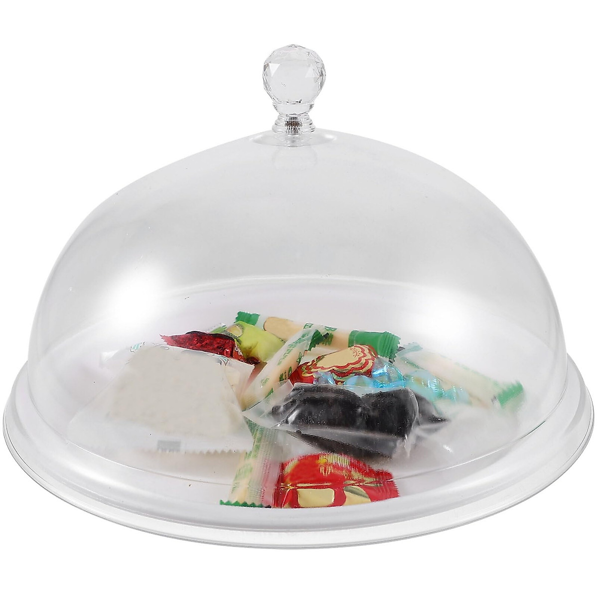 Fruit Snack Tasting Plate Cake Plate with Cover Portable Food Container Cake Display Stand Bread Tray Snack Stand Fruit Tray Cake Plate for Wedding Snack Dish Cake Serving Tray