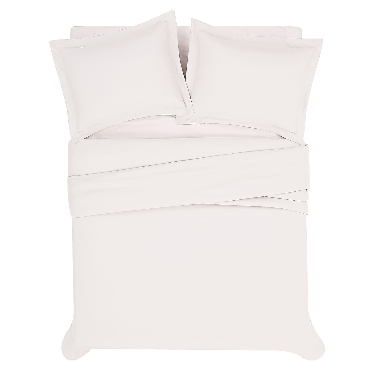 London Fog Garment Washed Solid Duvet Set White Microfiber 2-Piece Twin XL Duvet Set, Solid Themed, Adult and Teen, Oeko-TEX Certified