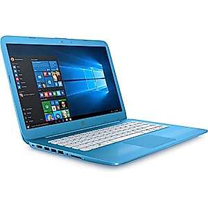 HP Stream - 14-ax010nr 14" Aqua Blue Laptop - Intel Celeron - 4GB RAM - 32GB eMMC (Renewed)