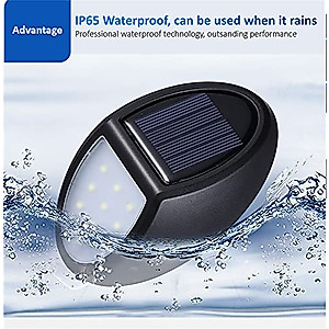 LED Human Body Induction Solar Personality Withsolar Motion Sen SOR Lights for Garden, Fence Ip65 Landscape Home Yard Decor Lighting Lawn Garden