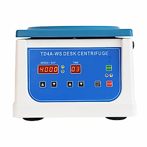 Soiiw PRP Centrifuge Lab Benchtop Centrifuge Machine with 8x15ML Place Rotor,110 V Variable Speed 500-4,000 RPM,90 Min Timer