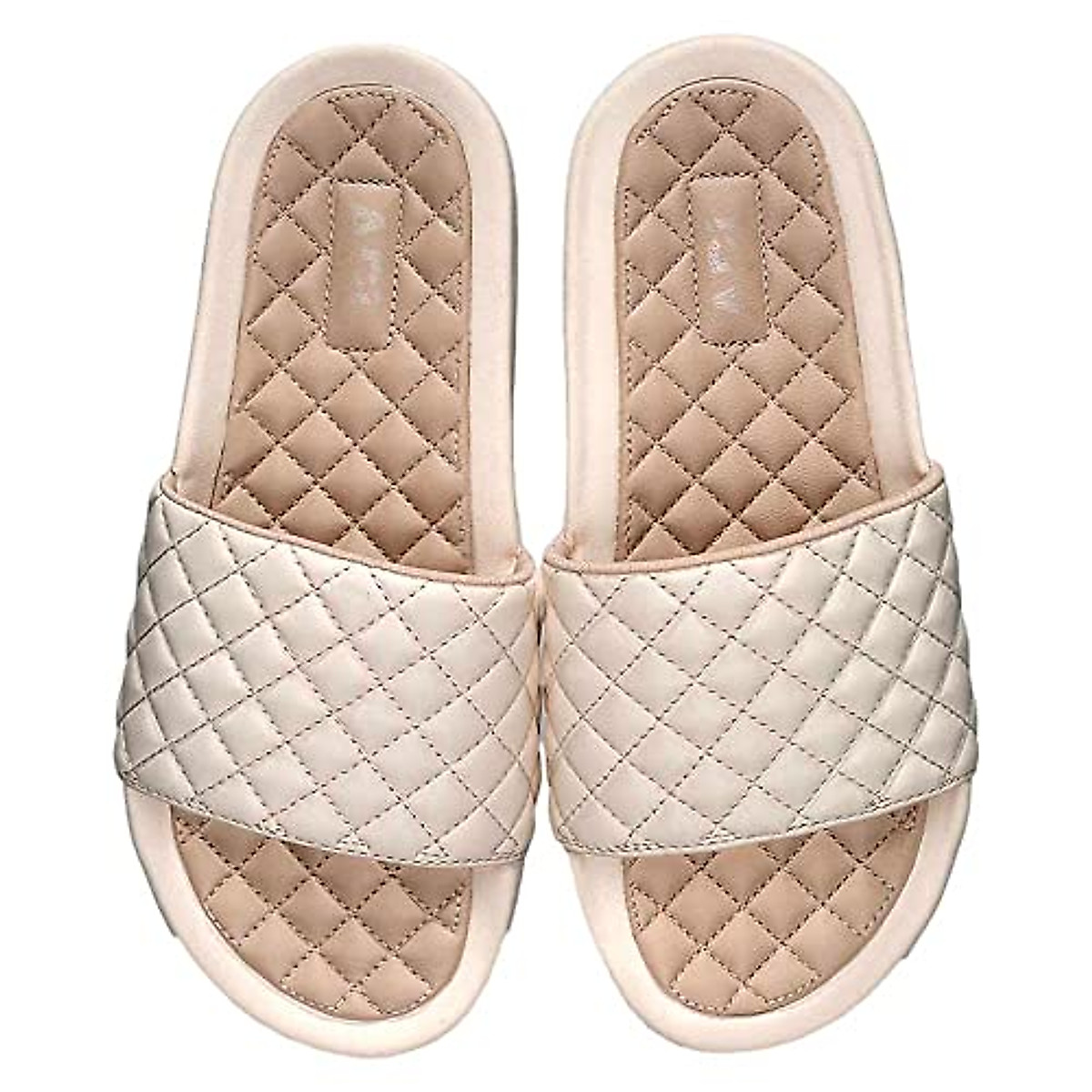 Athletic Propulsion Labs Women's Lusso Slide, Creme/Rose Dust, 8