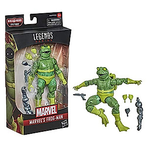 Spider-Man Hasbro Marvel Legends Series Marvel’s Frog-Man 6-inch Collectible Action Figure Toy for Kids Age 4 and Up