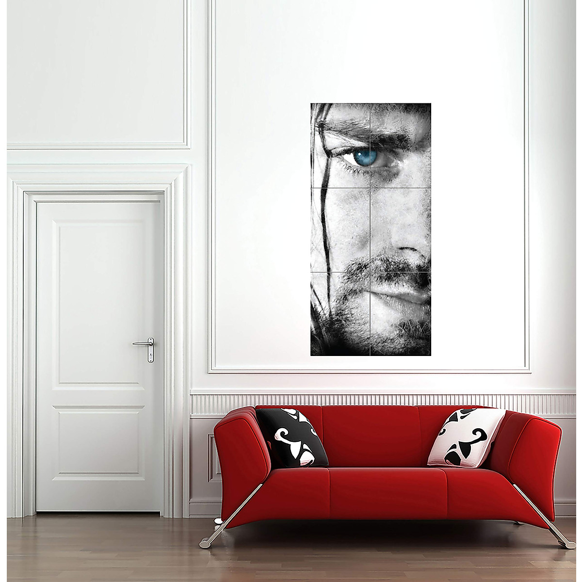 Doppelganger33 LTD Kurt Cobain Nirvana Singer Songwriter Grunge Music Musicianist Wall Art Multi Panel Poster Print 50x23 inches