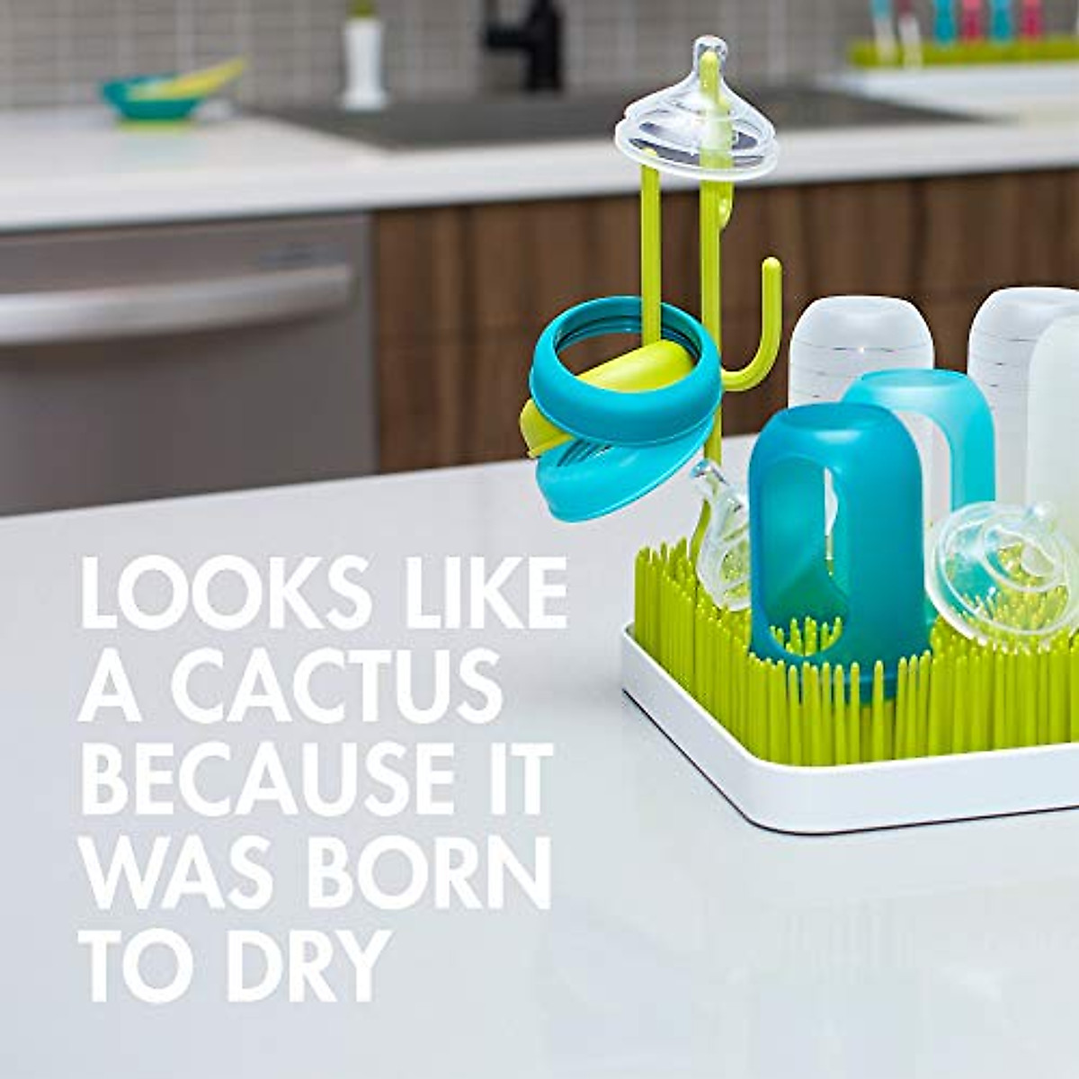 Boon Poke Drying Rack Accessory, Green, 1 Count (Pack of 1)