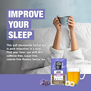 Tiesta Tea - Lavender Chamomile | Soft Chamomile Herbal Tea | Premium Loose Leaf Tea Blend | Non Caffeinated Herbal Tea | Make Hot or Iced Tea & Brews Up to 25 Cups - 0.9 Ounce Resealable Pouch