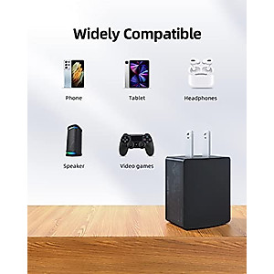 AC Adapter Fit for Nintendo NES Classic Edition 2016,Super NES Classic 2017,Playstation Classic Console with 5Ft Micro USB Charger Cord Cable Power Supply