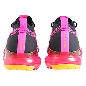 Nike Womens Air Vapormax Flyknit 3 Womens Aj6910-600 Size 6, Laser Fuchsia/Laser Orange-black