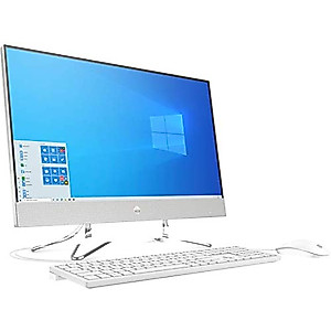 HP Pavilion 27 Desktop 512GB SSD 5TB HD (AMD Ryzen CPU with Four Cores and Max Boost 3.70GHz, 16 GB RAM, 512 GB SSD + 5 TB HD, 27-inch FullHD IPS, Win 11 Pro) PC Computer All-in-One
