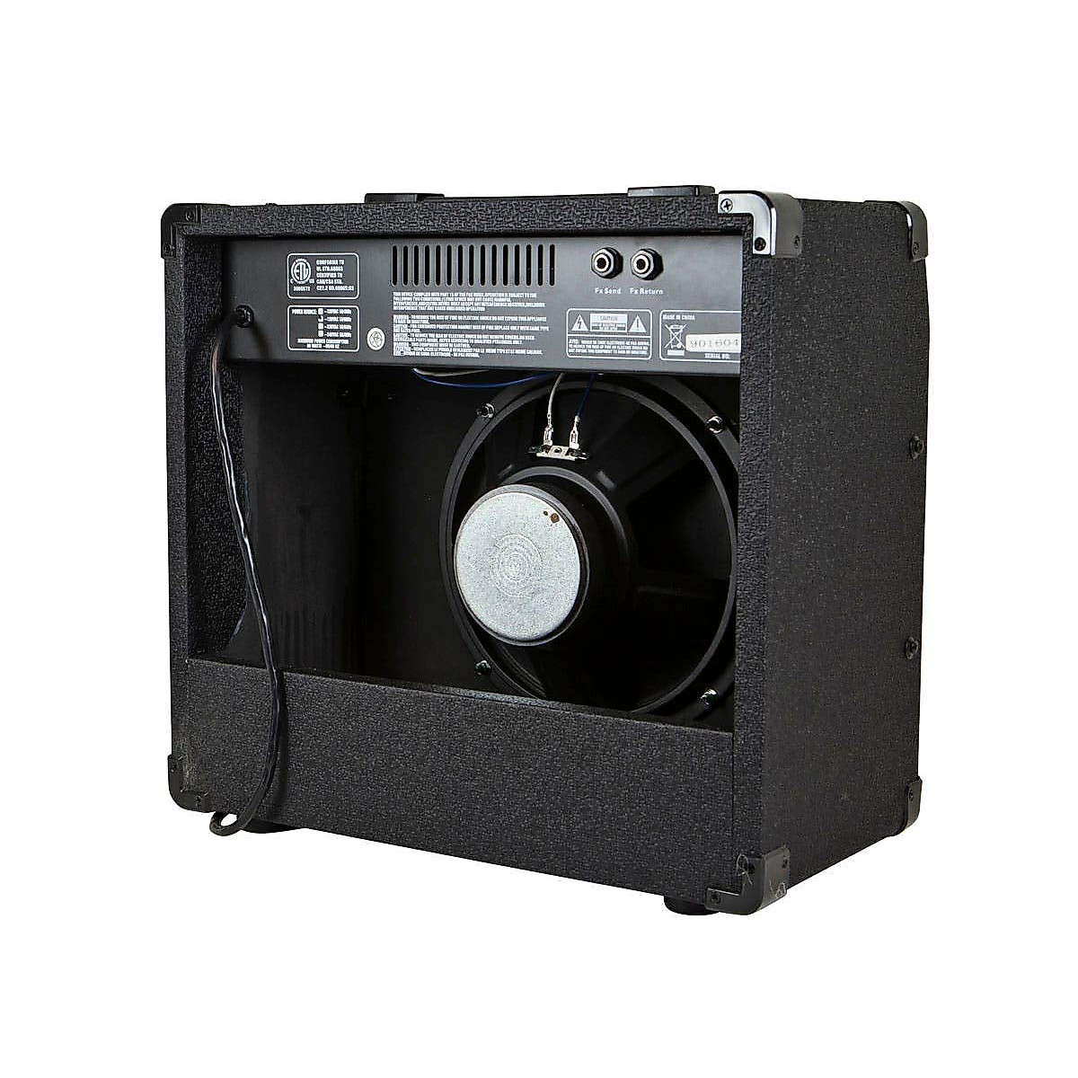 Monoprice 1x10 Guitar Combo Amplifier - Black, 40-Watt, Spring Reverb, 10-Inch 4-Ohm Speaker, High & Low Inputs, Headphone Output - Stage Right Series