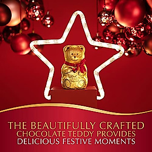 Lindt Holiday Teddy Bear Chocolate Candy Advent Calendar, Assorted Chocolates, 4.5 oz. (2023)