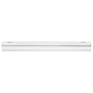Sunlite 85474 3-Foot LED Linear Strip Light Fixture, 20 Watts, 120-277 Volts, Dimmable, 50,000 Hour Life Span, 3500K Neutral White, 82 CRI, Surface Mount, Steel Body, UL & DLC Listed
