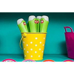 Teacher Created Resources Polka Dot Buckets & Caddy Set, (9487)