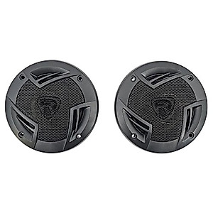 Pair Rockville RV4.3A 4" 3-Way Car Speakers 500 Watts / 70w RMS CEA Rated Total