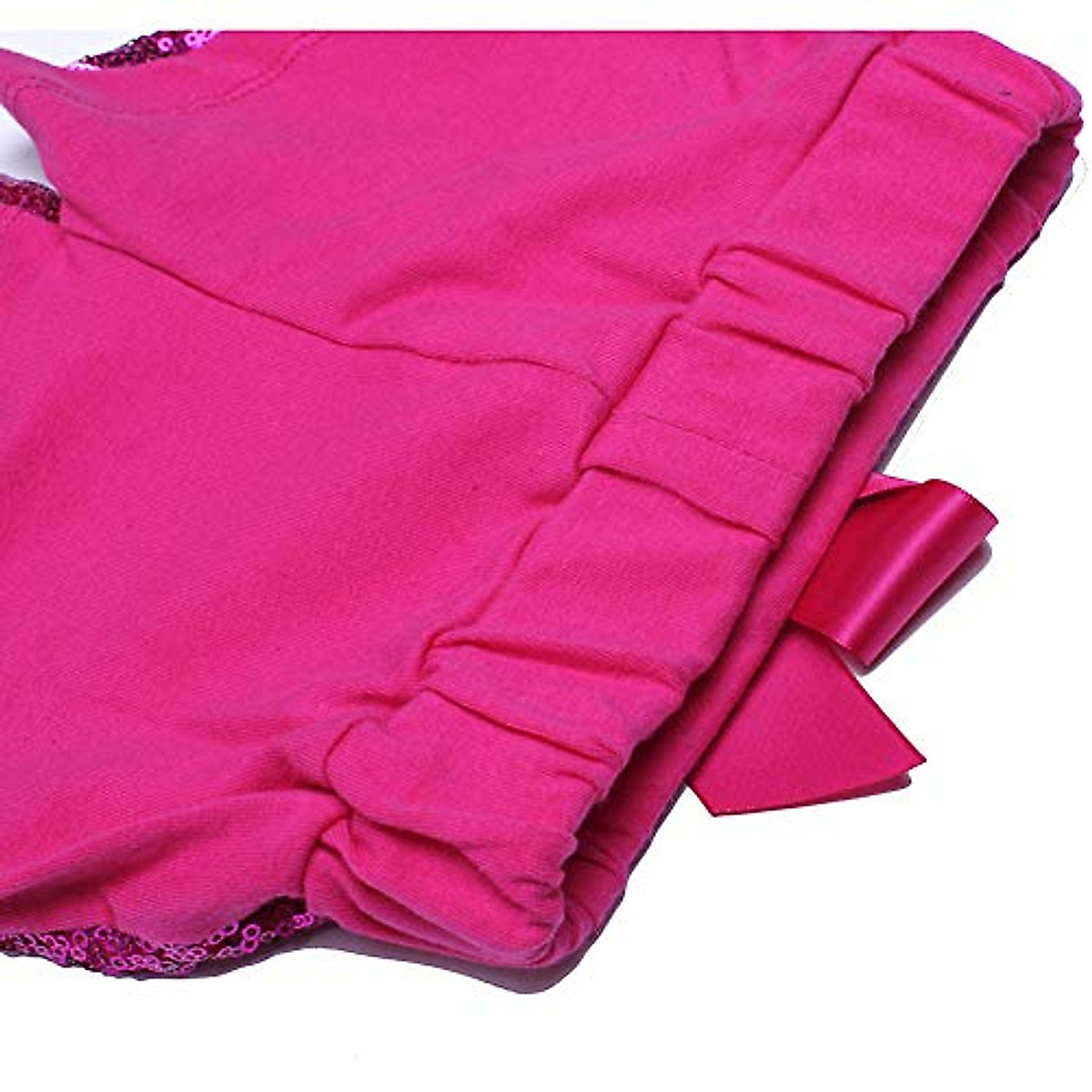 Digirlsor Baby Girls Sequin Shorts Toddler Kids Bowknot Cotton Short Pants Sparkles on Front