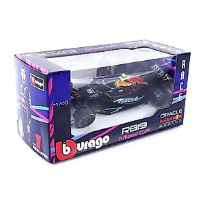 Xiangtat 1:43 F1 Racing RB19 Miami GP 2023 1# Max Verstappen Alloy Car Die Cast Model (RB19 Miami GP 1#)