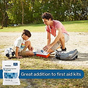 McKesson Cold Compress, Instant Cold Pack, Disposable, 5 in x 7 in, 1 Count, 24 Packs, 24 Total