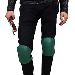 Toporchid Adjustable Straps Garden Kneeler Knee Pads Kneeling Weeding Gardening Pads(Black)